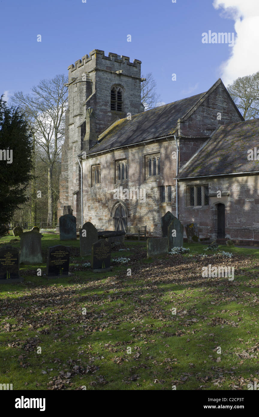 church baddesley clinton warwickshire Stock Photo - Alamy