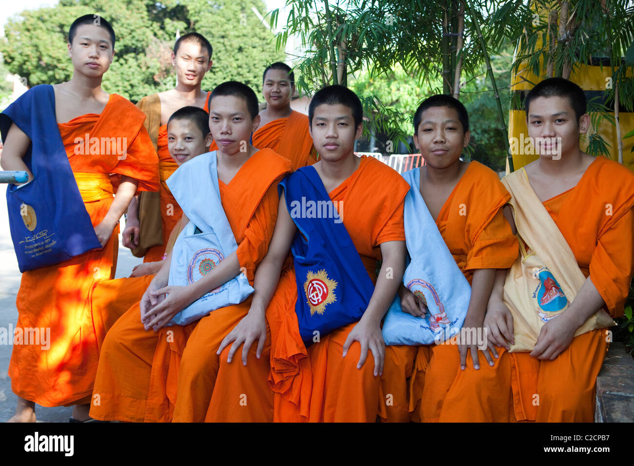The monk school in Lampang Wisuthwitayakorn School ( Wat Bunyawatwihan ...
