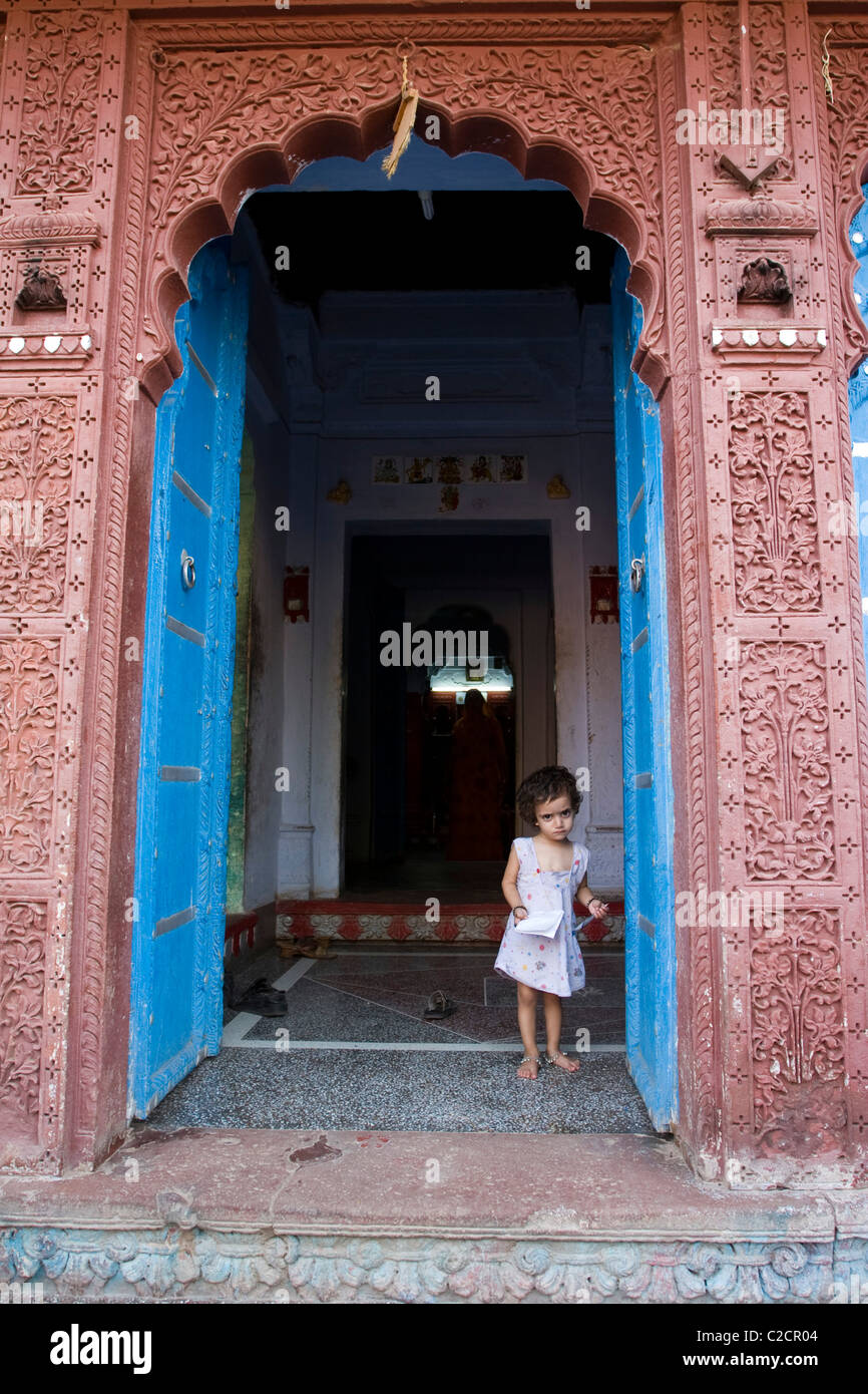 A Haveli entrance in Phalodi, Rajasthan, India Stock Photo - Alamy