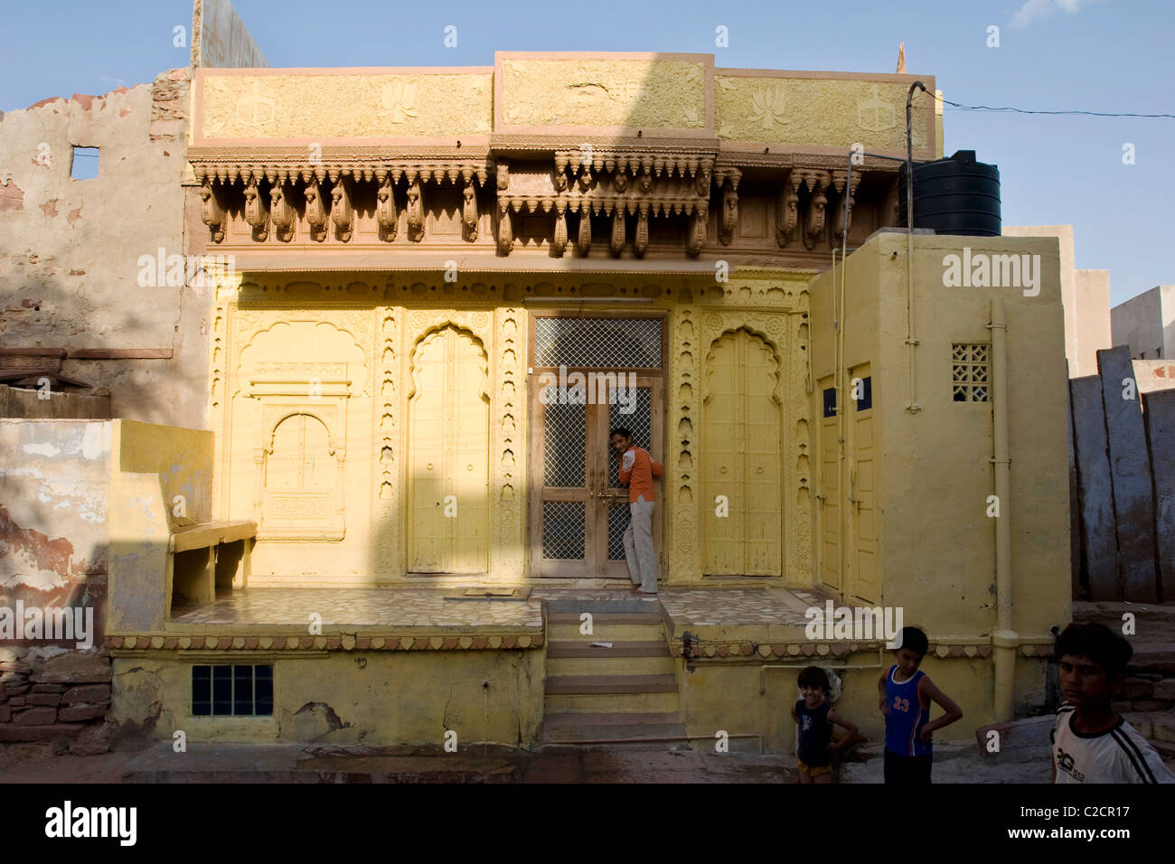 A traditional house in Phalodi Stock Photo - Alamy