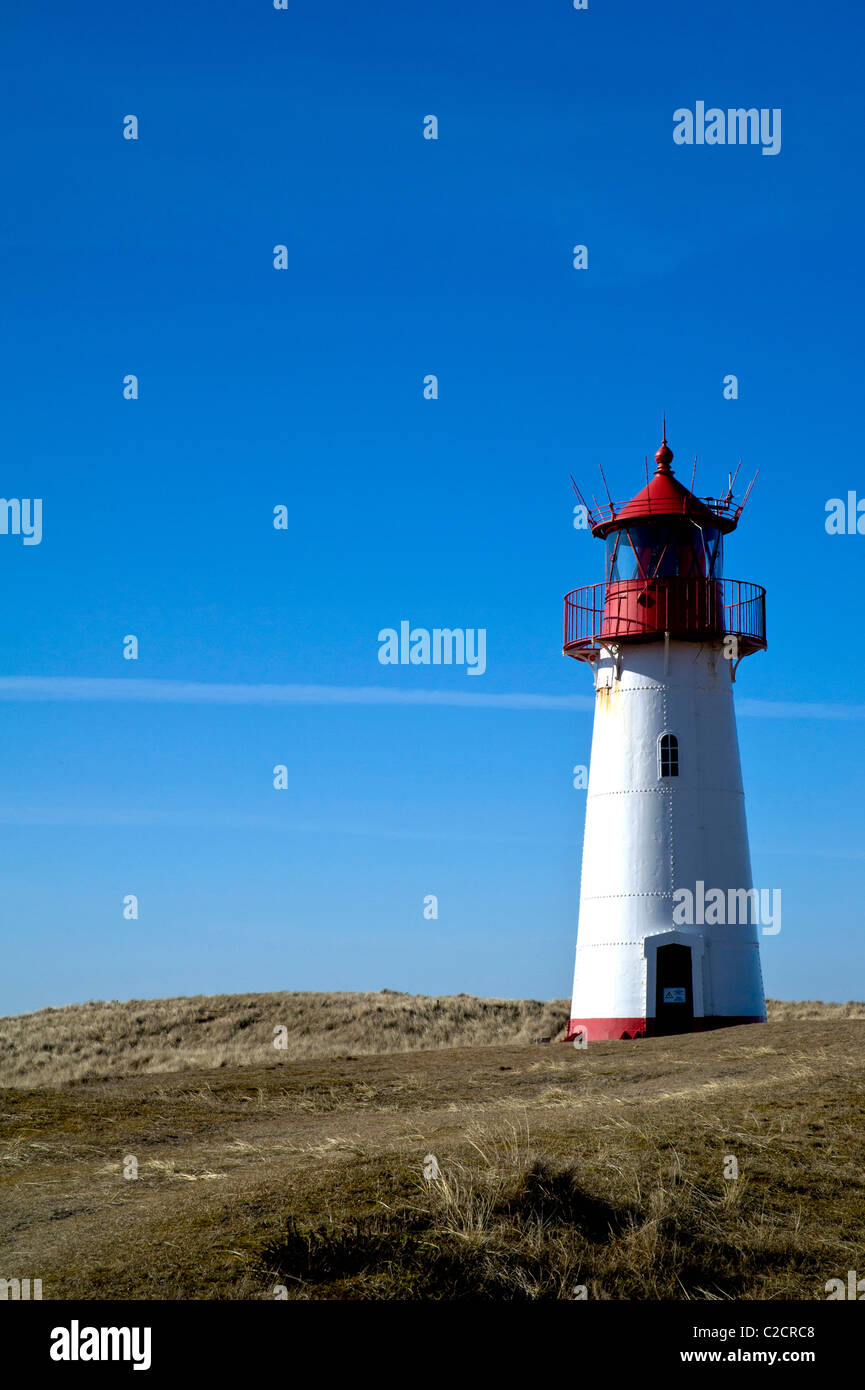 Lighthouse on Sylt; leuchtturm auf Sylt Stock Photo - Alamy