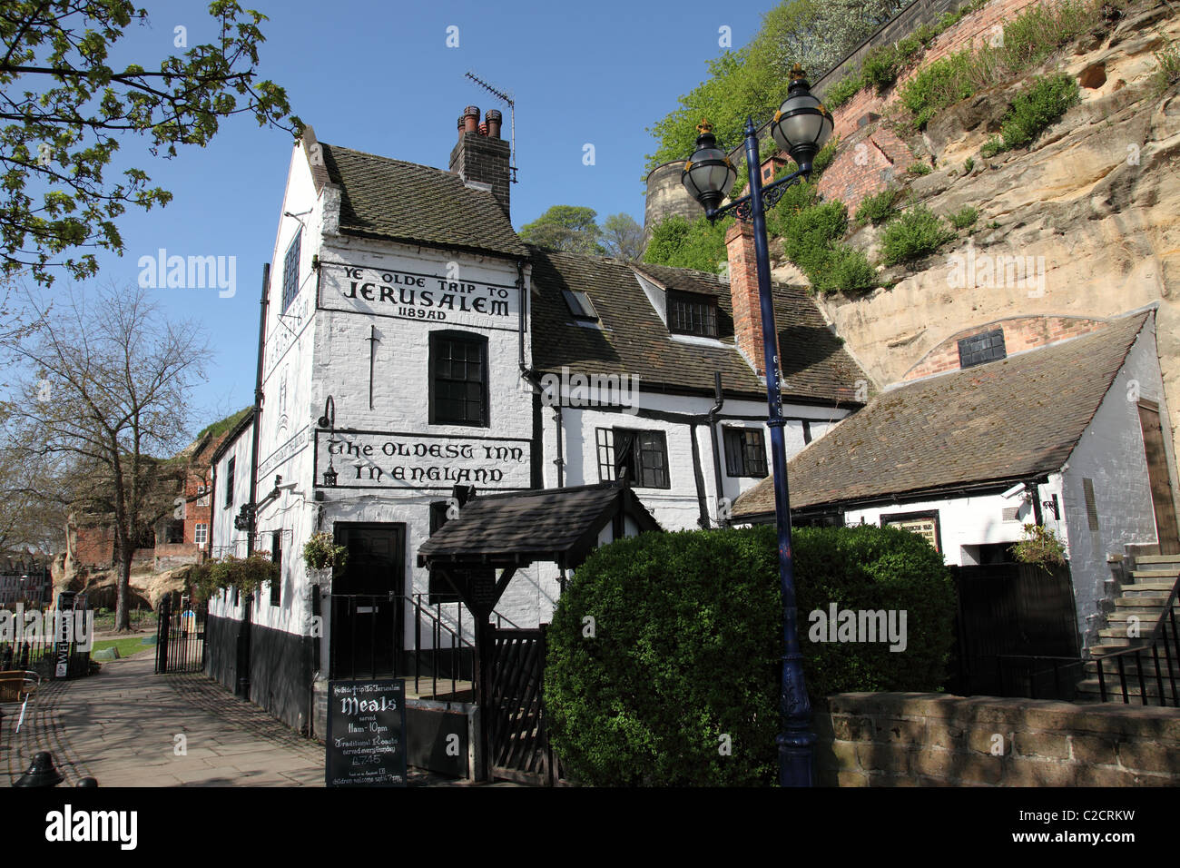Nottingham oldest inn hi-res stock photography and images - Alamy