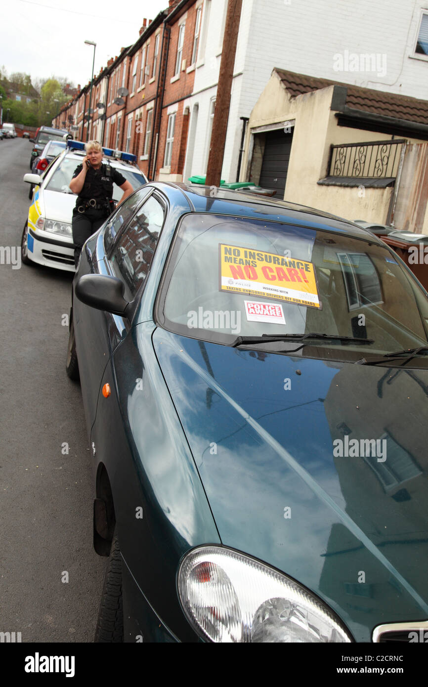 Nottingham police car hi-res stock photography and images - Alamy