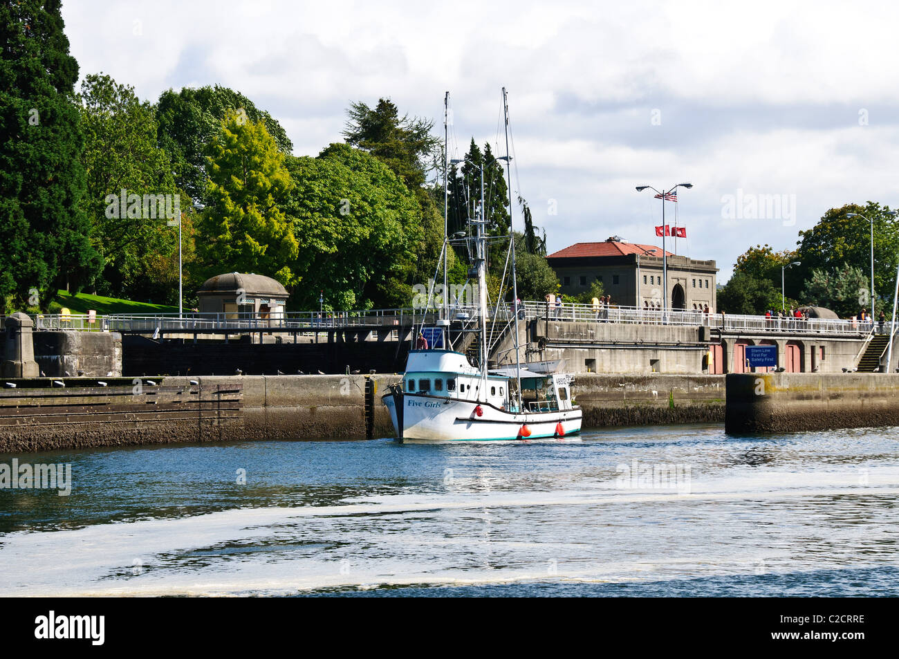 Ballard locks seattle hi-res stock photography and images - Alamy