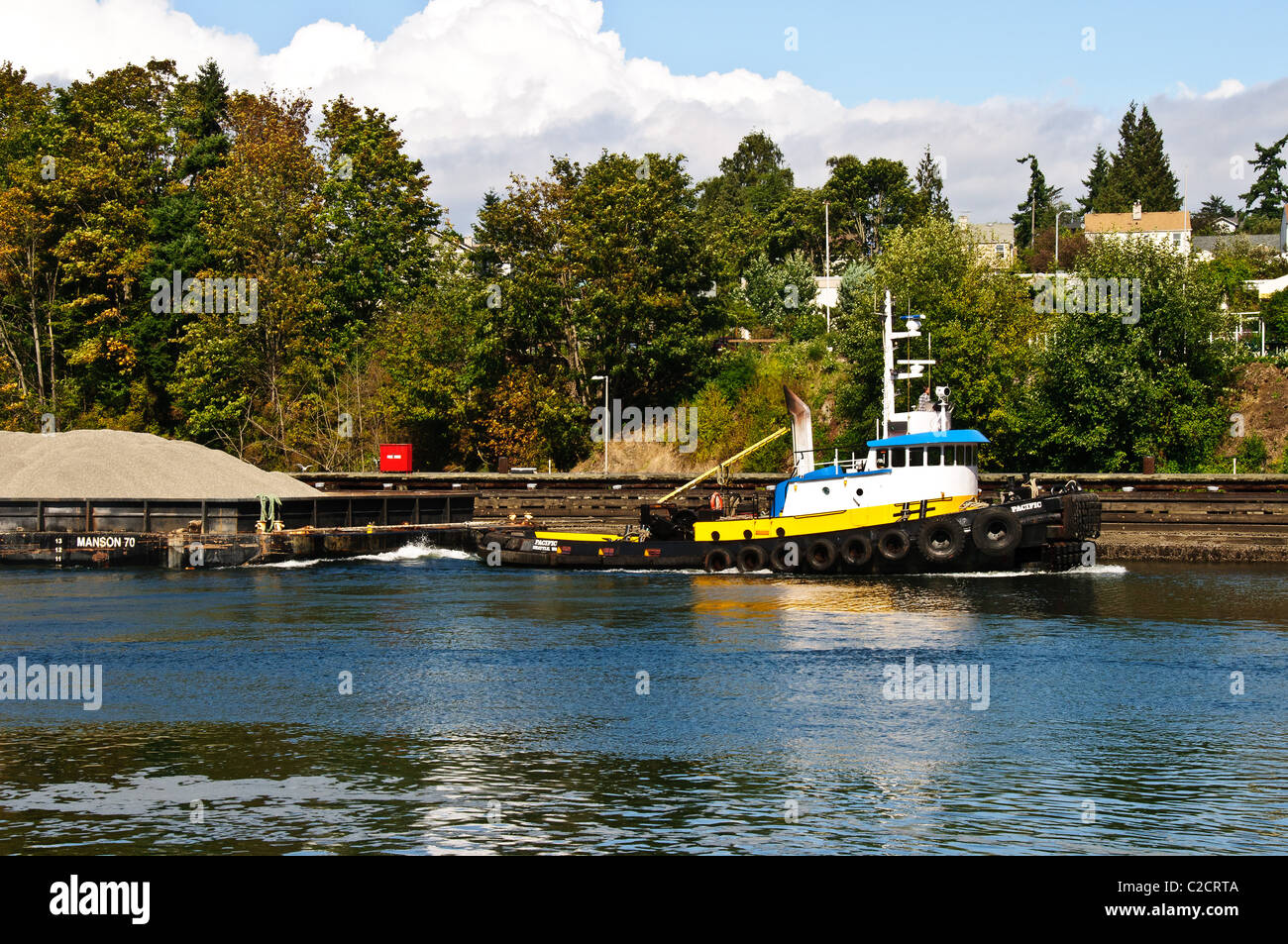 Hiram M Chittenden Locks, Lake Washington Ship Canal, Ballard, Seattle ...