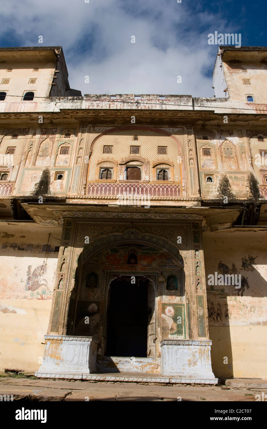 Samode village home, 40 km north of Jaipur, Rajasthan, India Stock ...