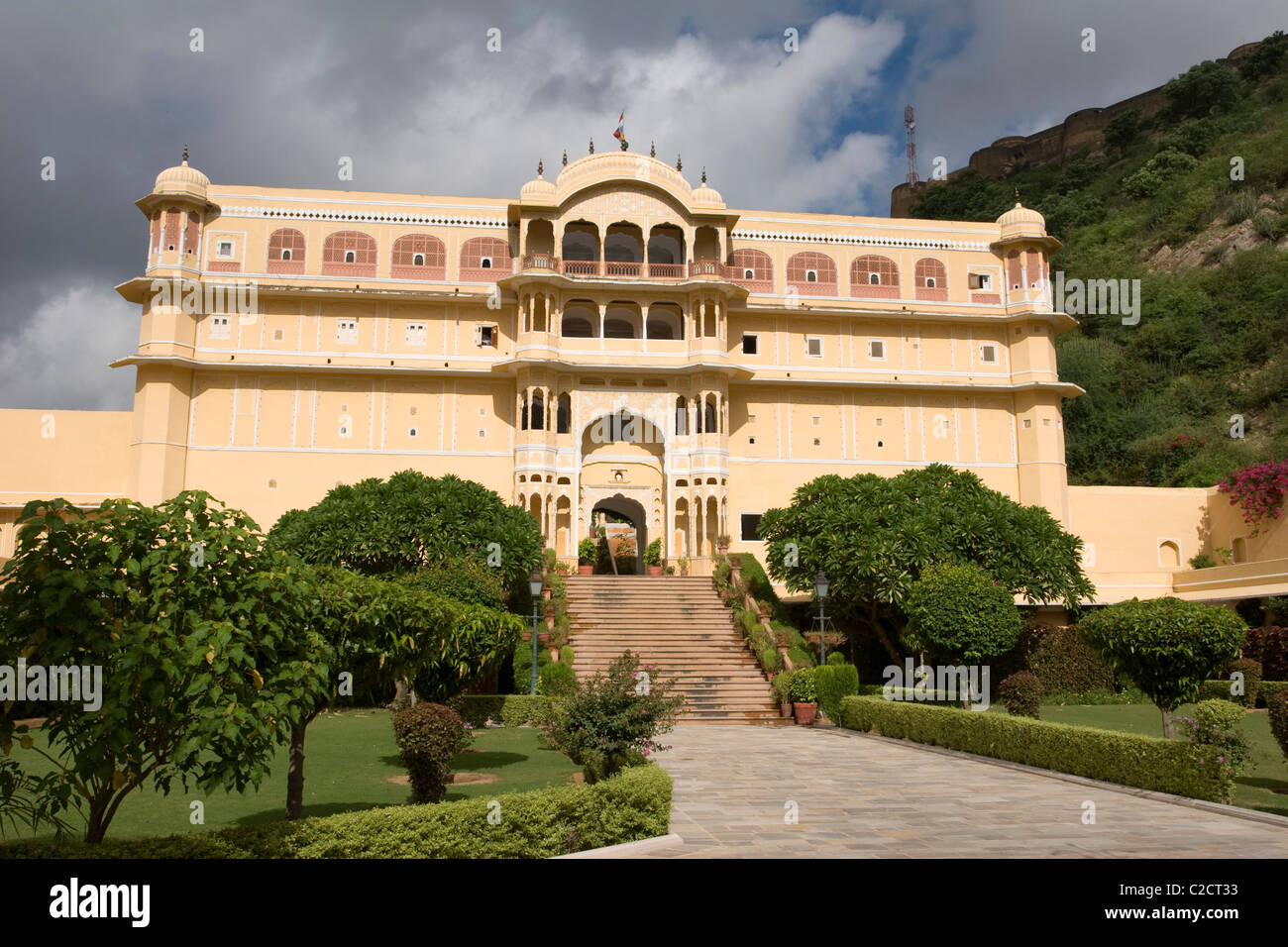 Samode Palace, a 600 year old palace 40 km north of Jaipur, now a ...