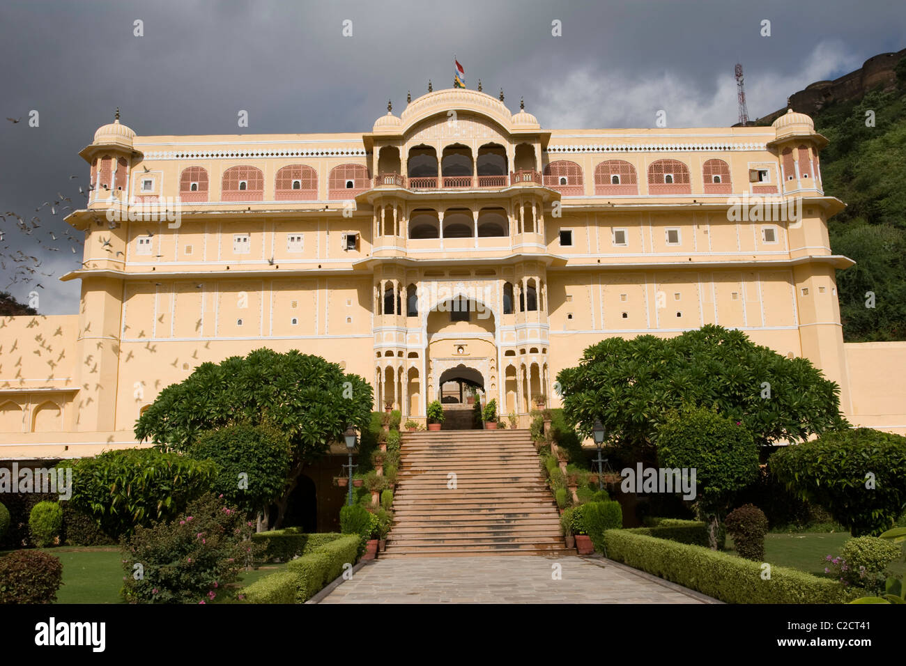 Samode Palace, a 600 year old palace 40 km north of Jaipur, now a ...