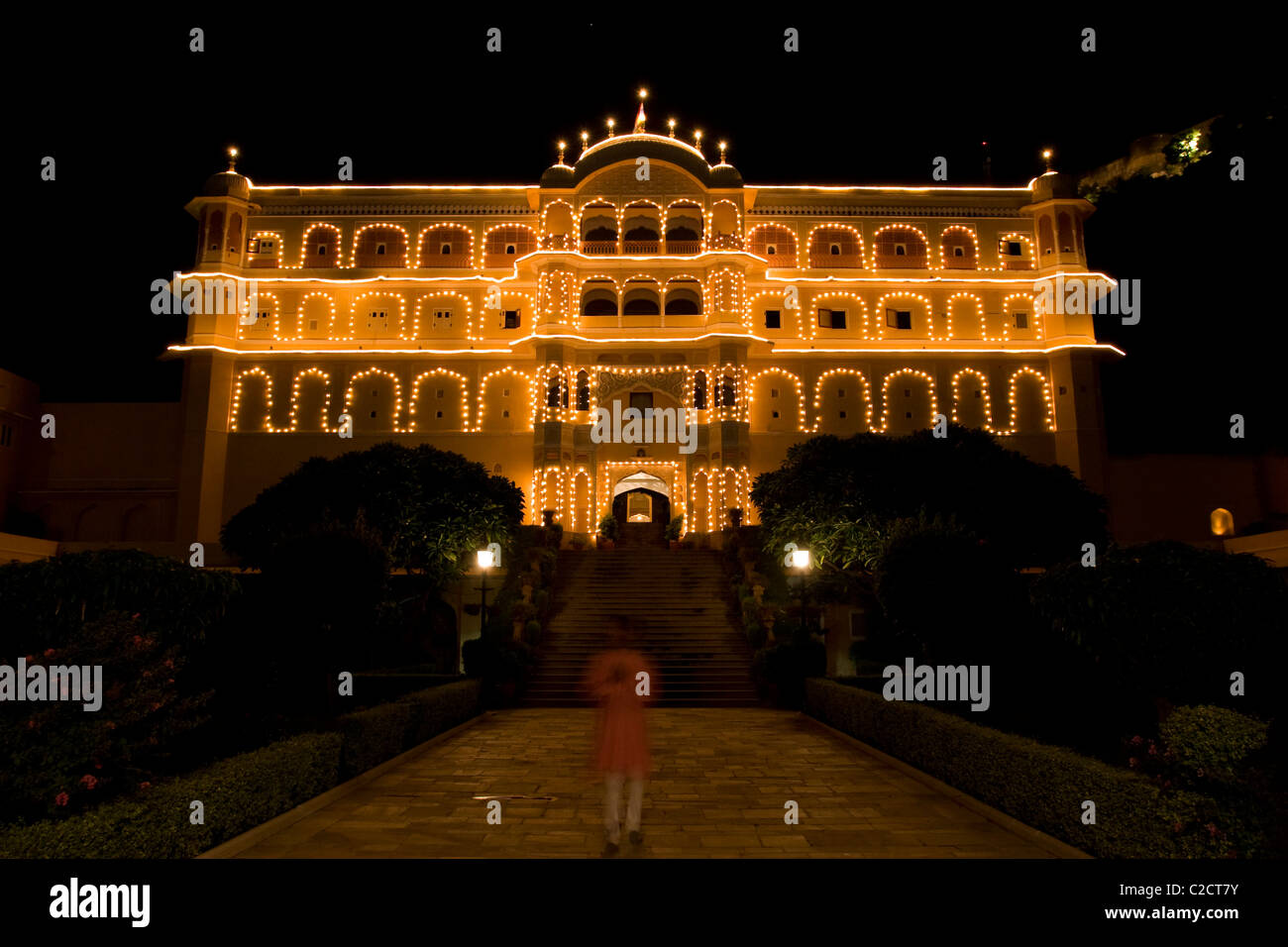 Samode Palace, a 600 year old palace 40 km north of Jaipur, now a ...