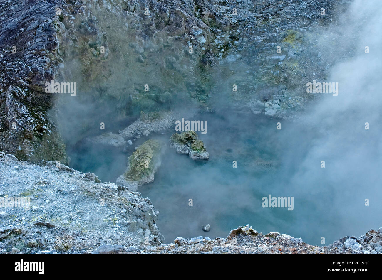 Waiotapu Thermal Area at Rotorua, North Island, New Zealand Stock Photo ...