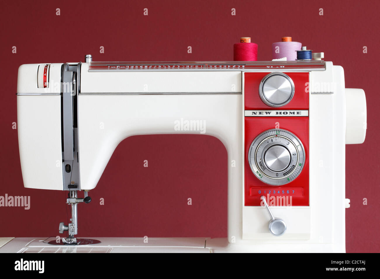 1980s new home sewing machine hi-res stock photography and images - Alamy