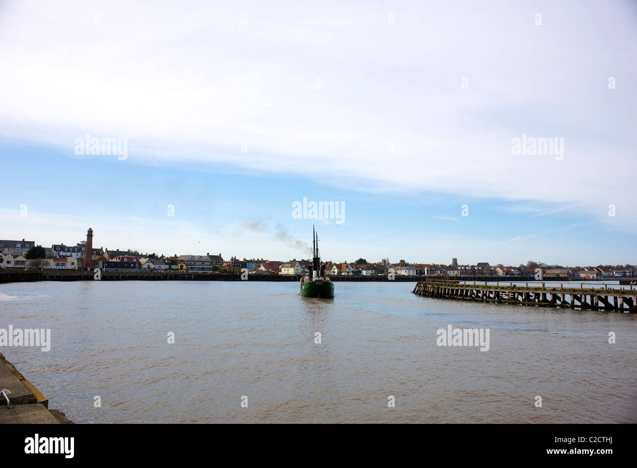 The Lydia Eva which is the world's last surviving steam-powered herring ...