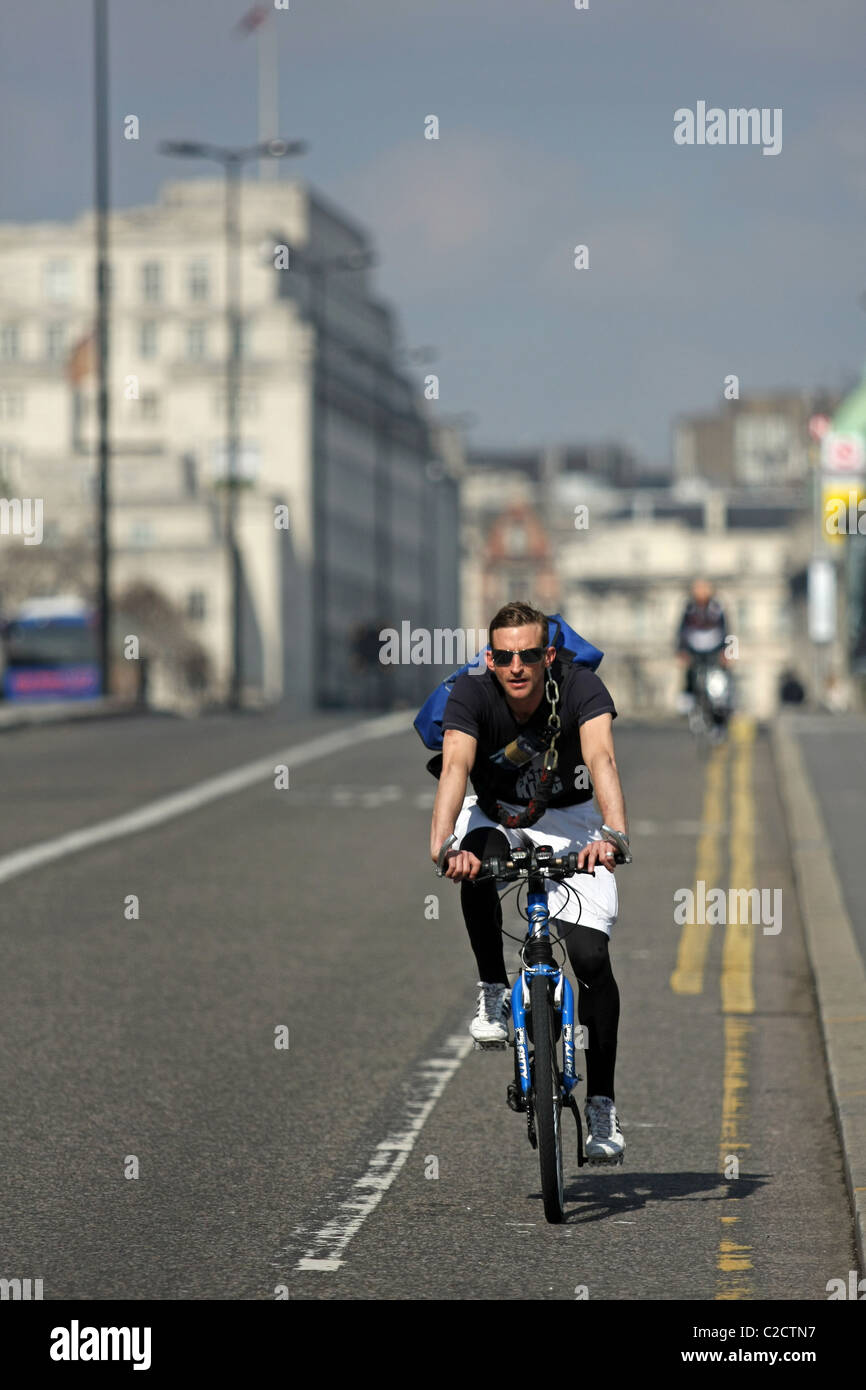Hazardous bike lane hi-res stock photography and images - Alamy