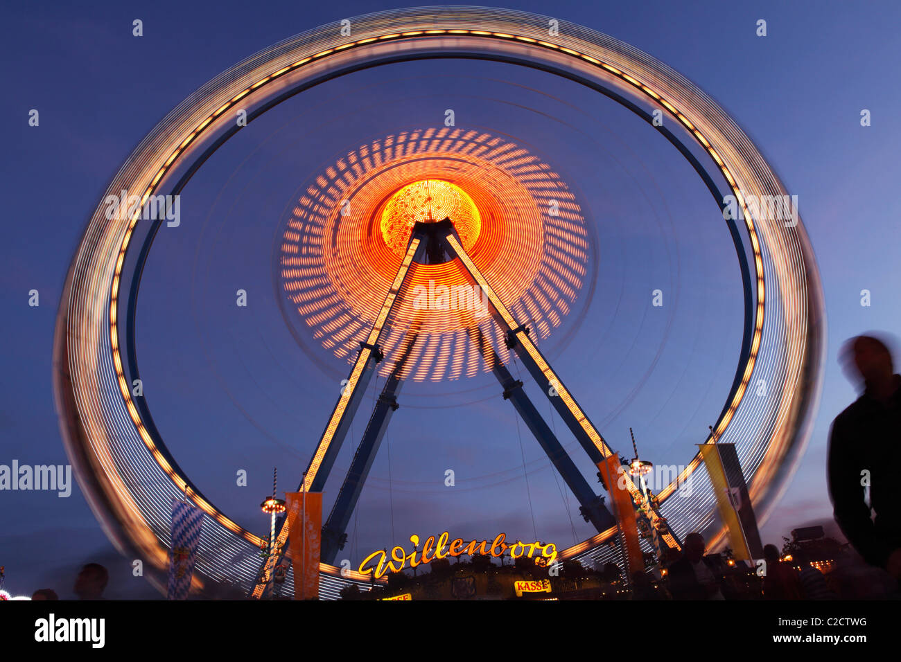 Funfair ride oktoberfest munich germany hi-res stock photography and ...