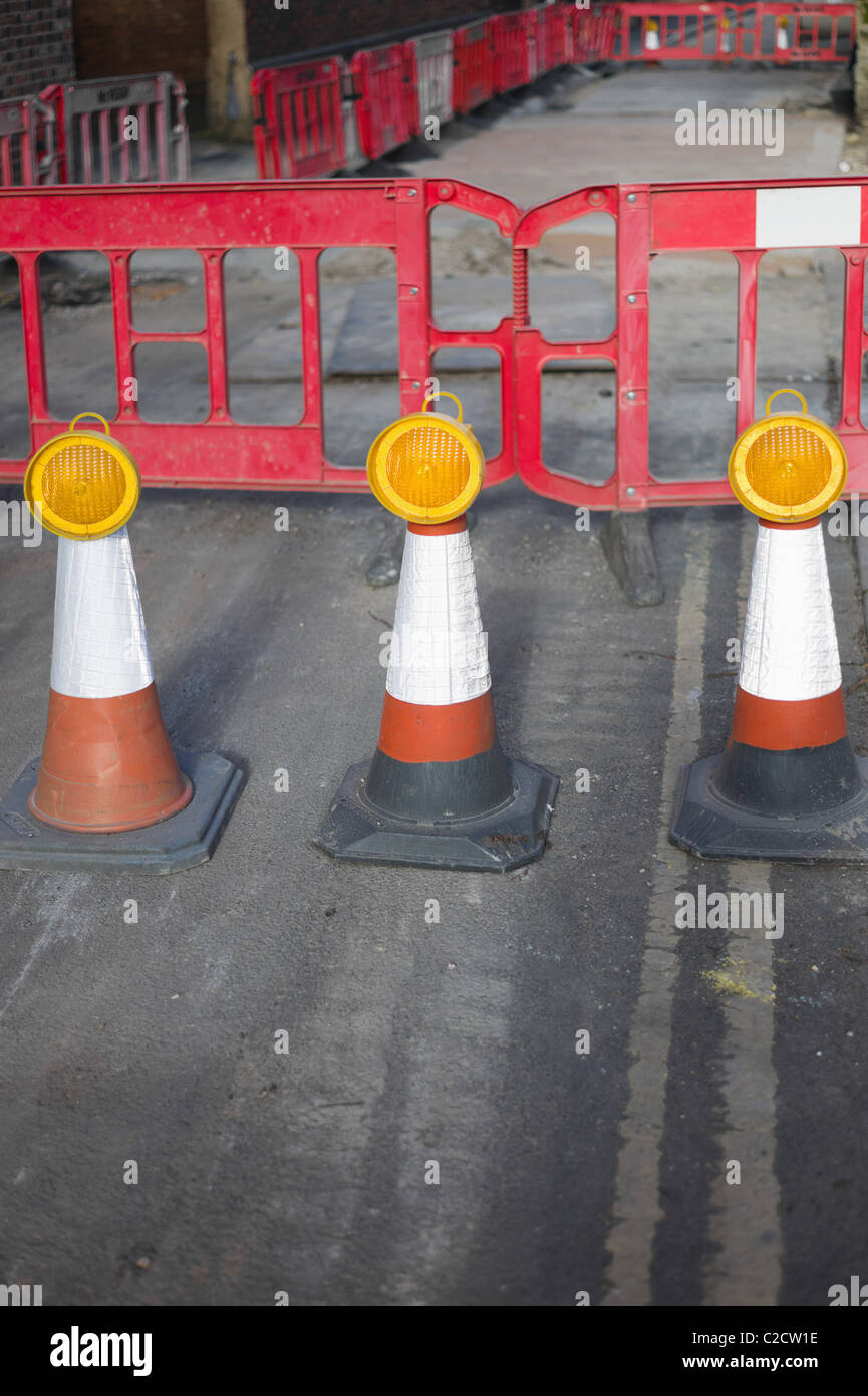 Work cones hi-res stock photography and images - Alamy