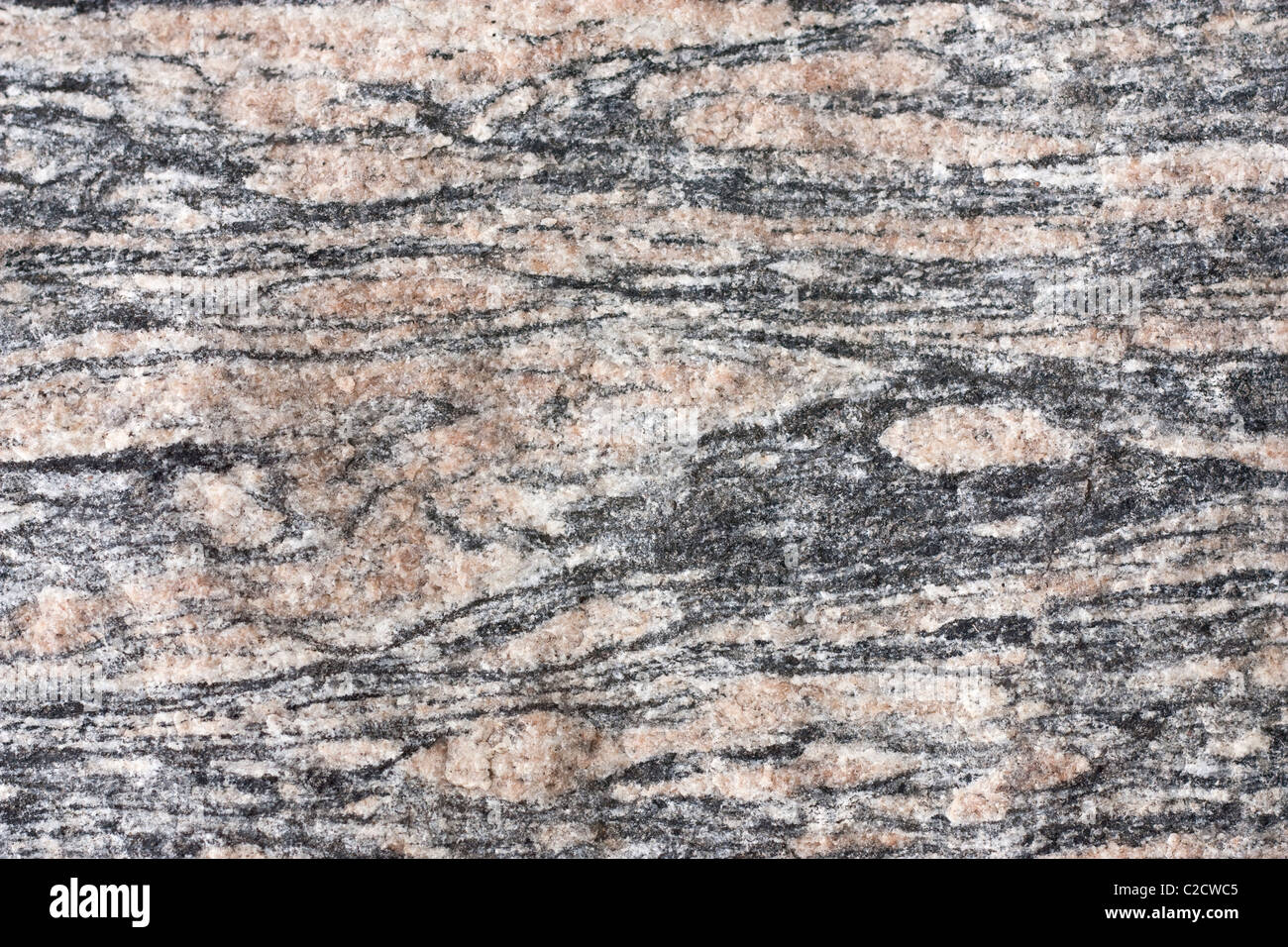 Background of the metamorphic rock type augen gneiss Stock Photo - Alamy