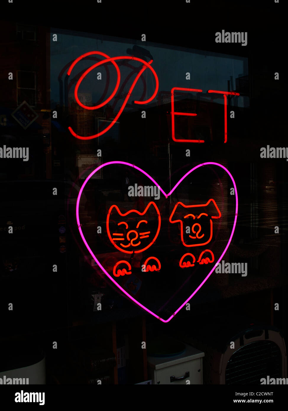 Neon cat hi-res stock photography and images - Alamy