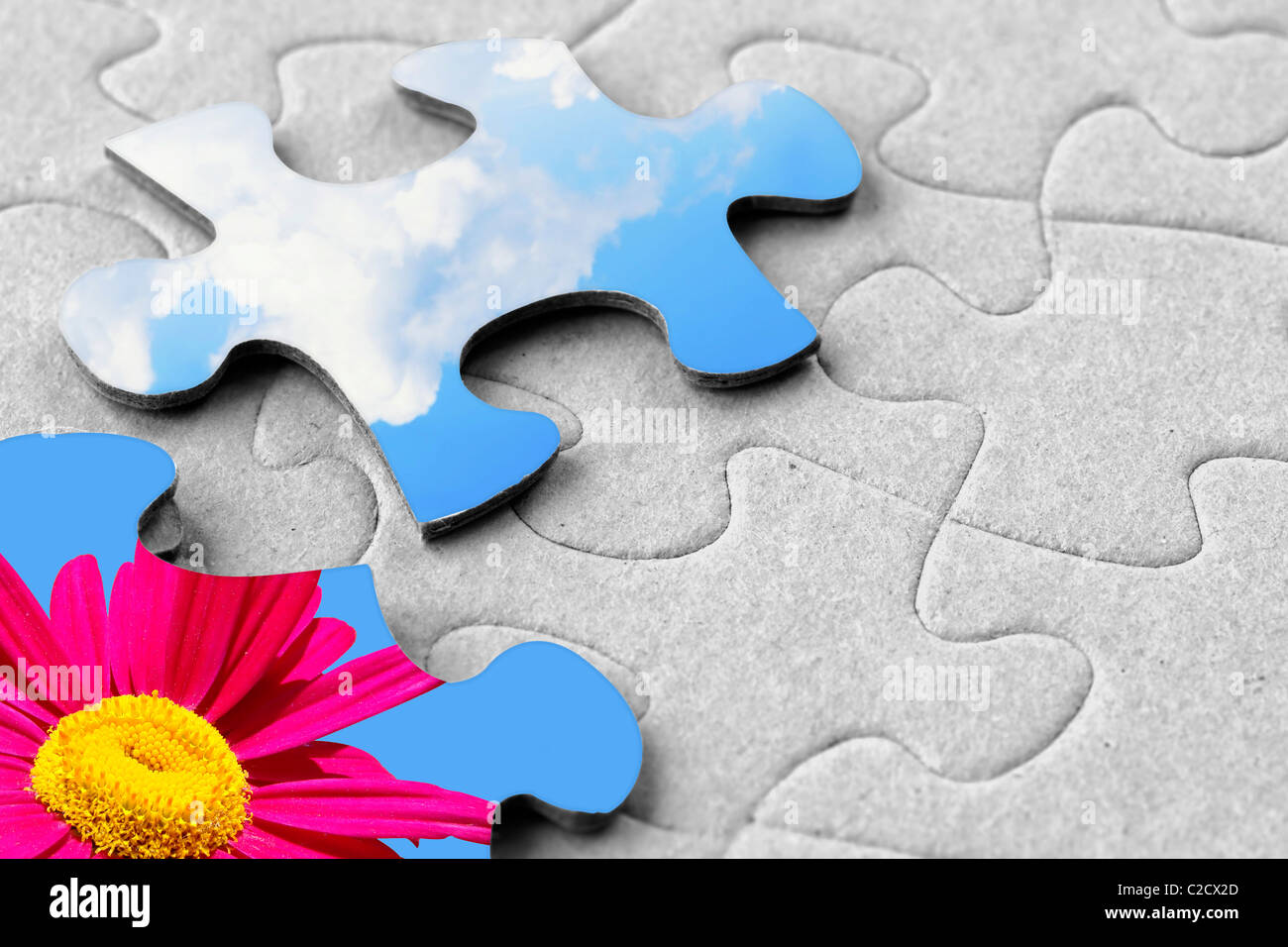 Cardboard puzzle hi-res stock photography and images - Alamy