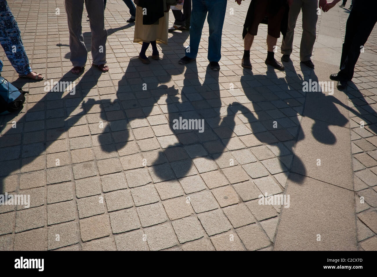 Protest shadows ground hi-res stock photography and images - Alamy