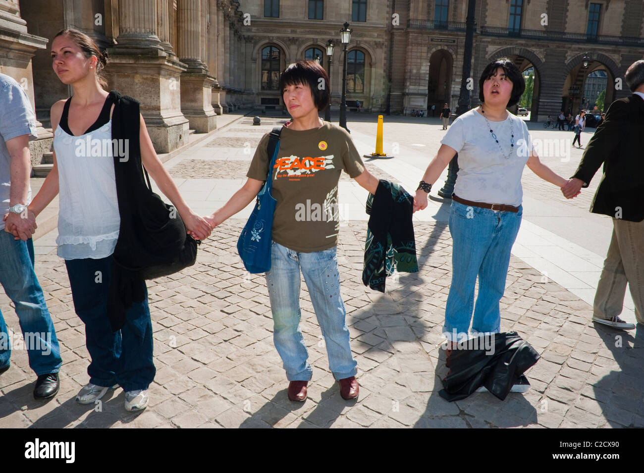 Paris, France, Japanese Women Activist Protesting Against Nuclear ...