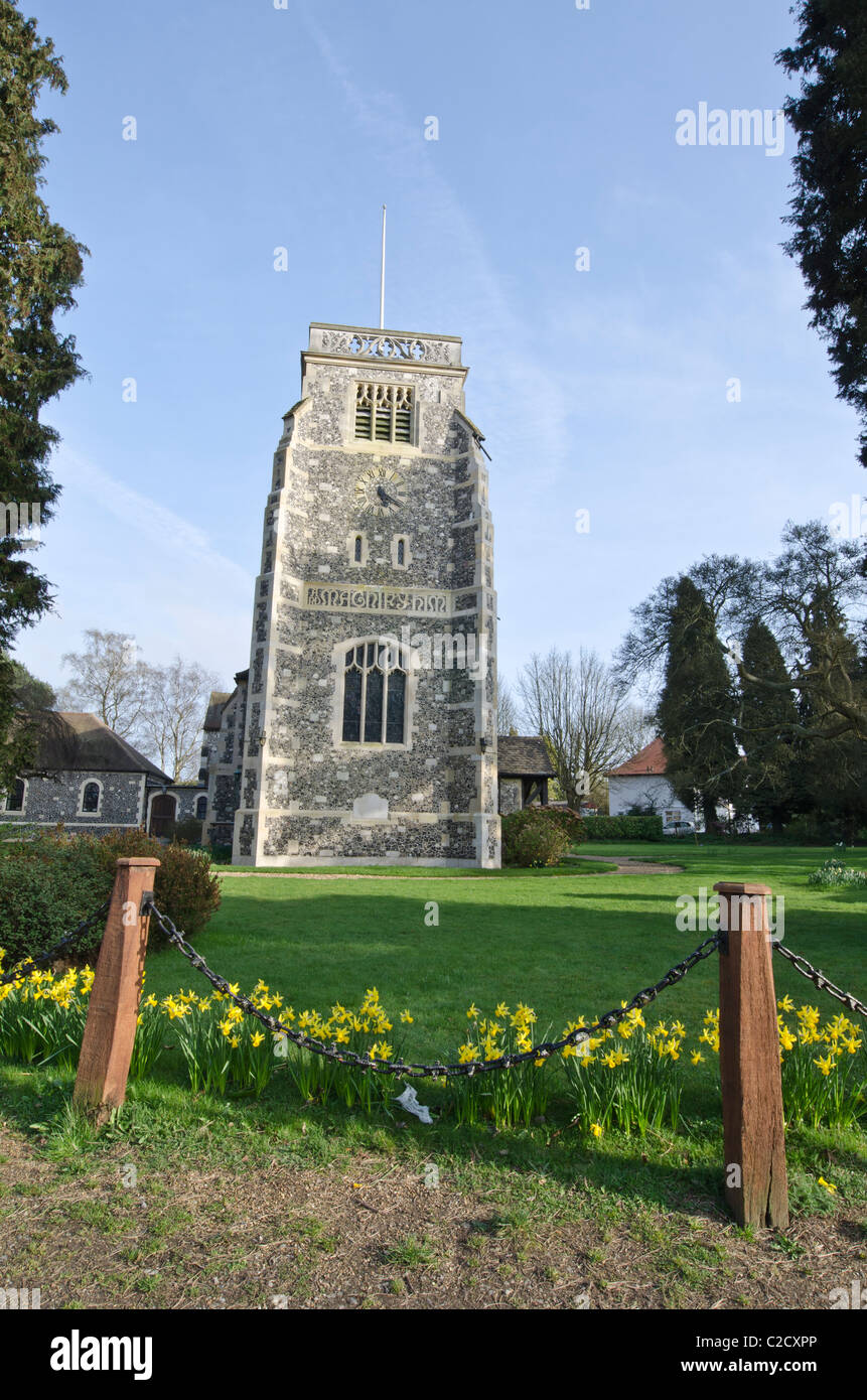 St Paul's Church of England Woldingham Village Stock Photo - Alamy