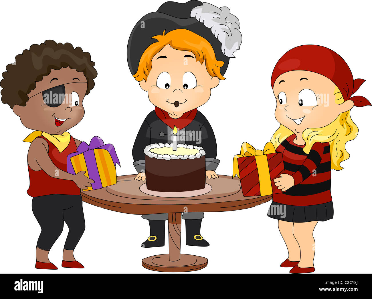 Costume party pirates hi-res stock photography and images - Alamy