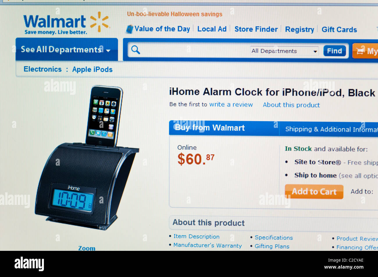 Walmart screen hi-res stock photography and images - Alamy