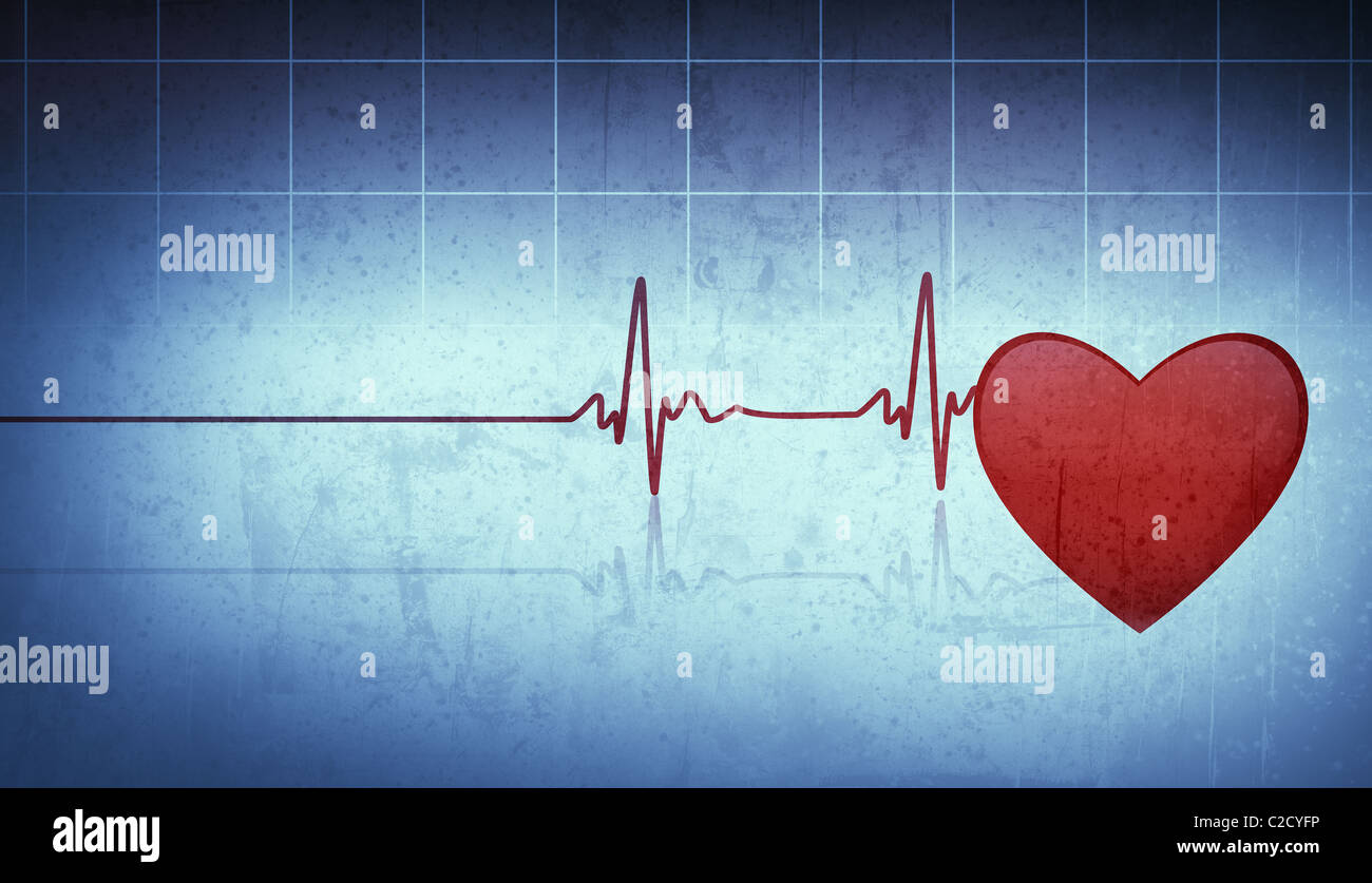 Medical heart pulse background Stock Photo - Alamy