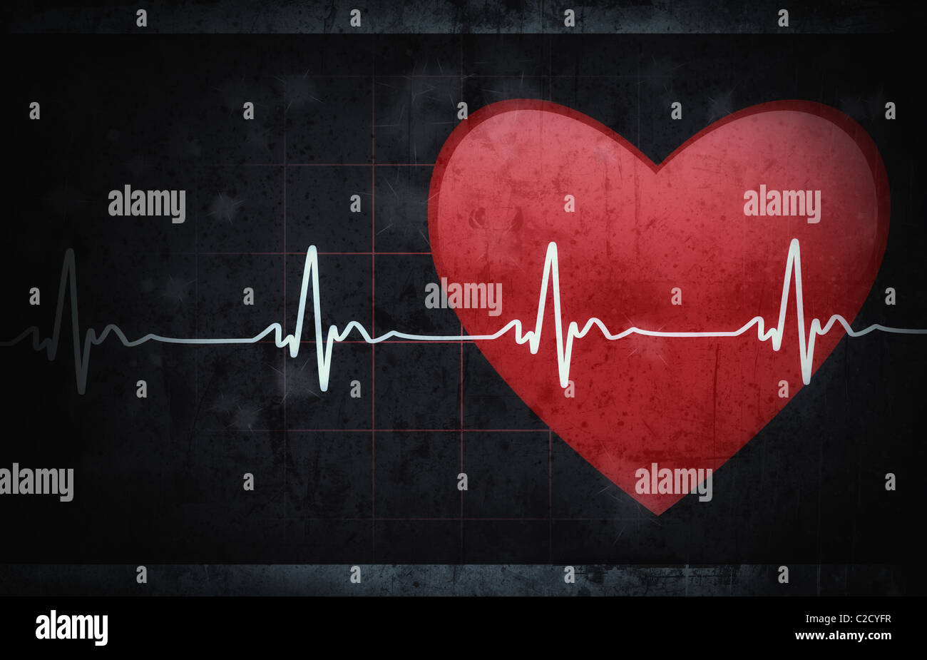 Medical heart pulse background Stock Photo - Alamy