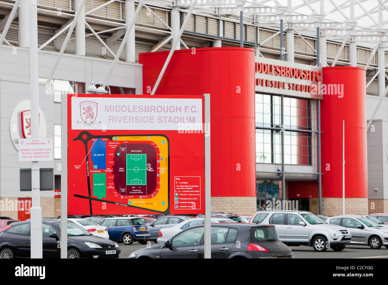 Middlesbrough football ground riverside stadium hi-res stock ...