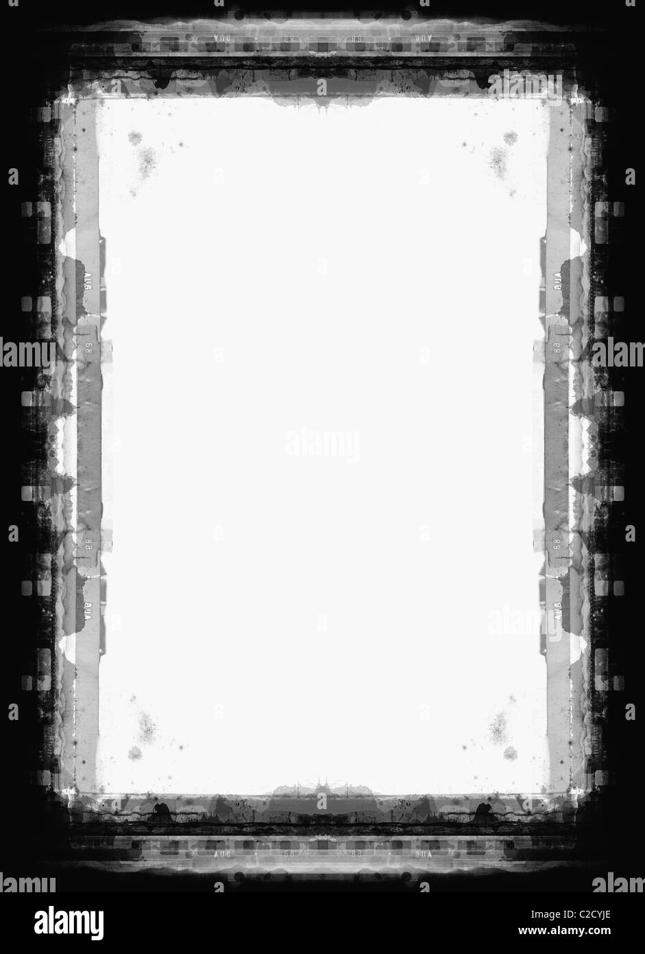Vignette négative Black and White Stock Photos & Images - Alamy