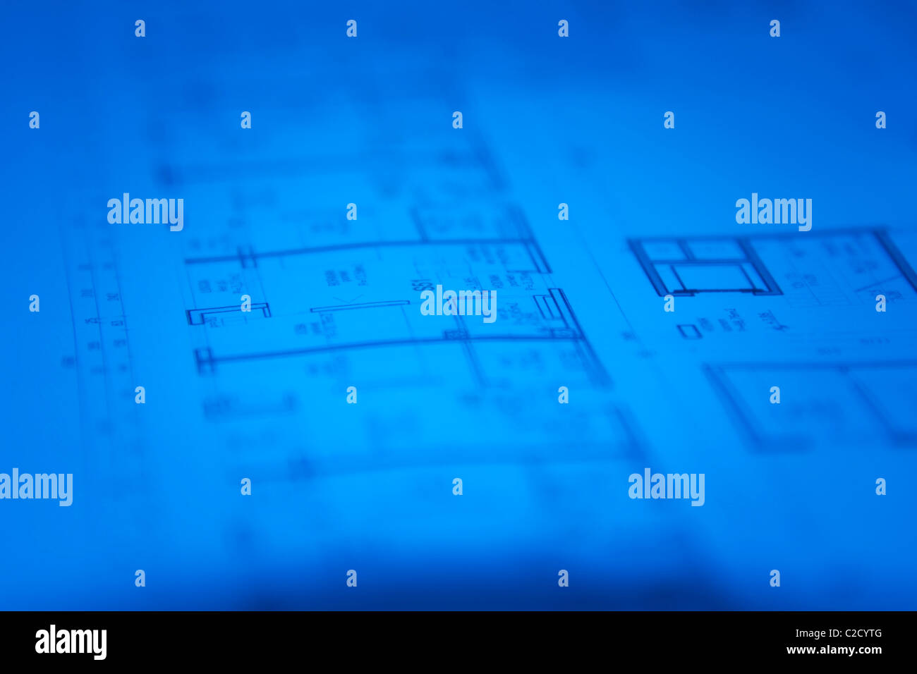 Incomplete house blueprints hi-res stock photography and images - Alamy