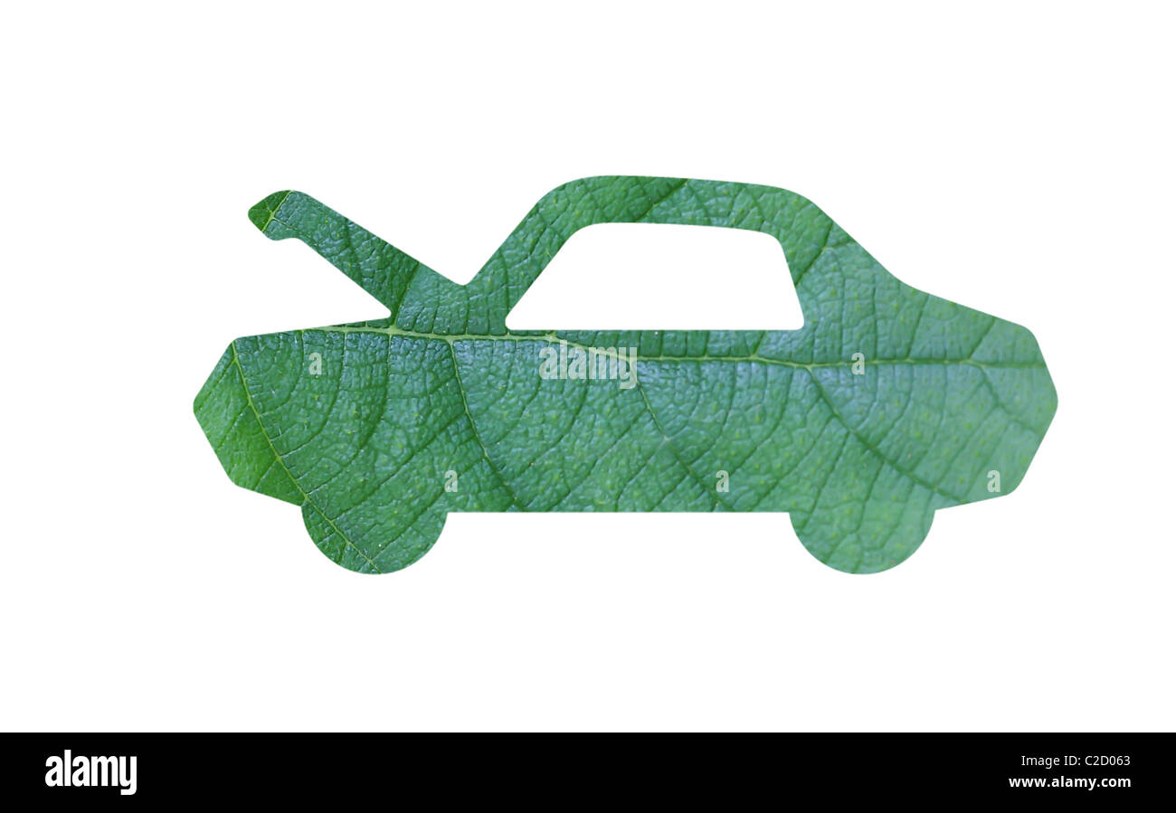 Eco green energy car Stock Photo - Alamy