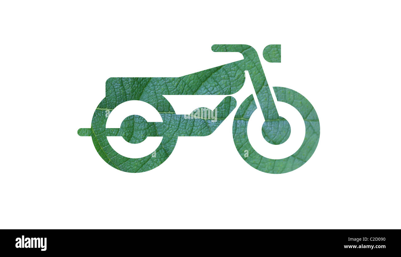 Eco green energy Motorcycle Stock Photo - Alamy