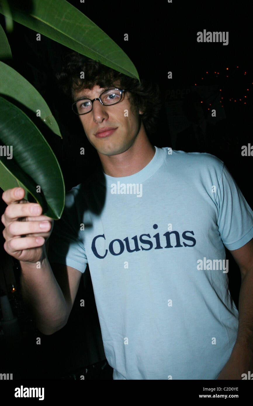Andy Samberg Paper Magazine hosts a dinner for their cover boy and ...