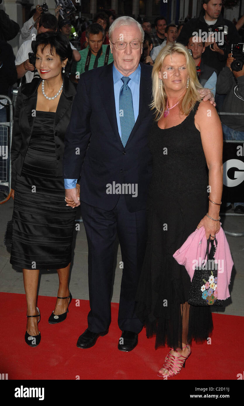 Sir Michael Cane, Shakira Caine, Dominique Caine GQ Awards at the Royal ...