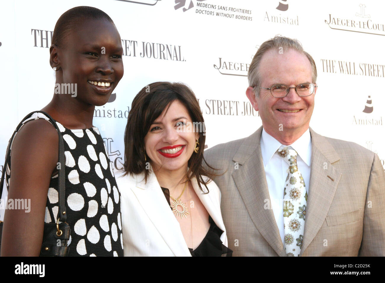 Alek Wek and guests Launching of Alek Wek's new autobiography 'Alek ...