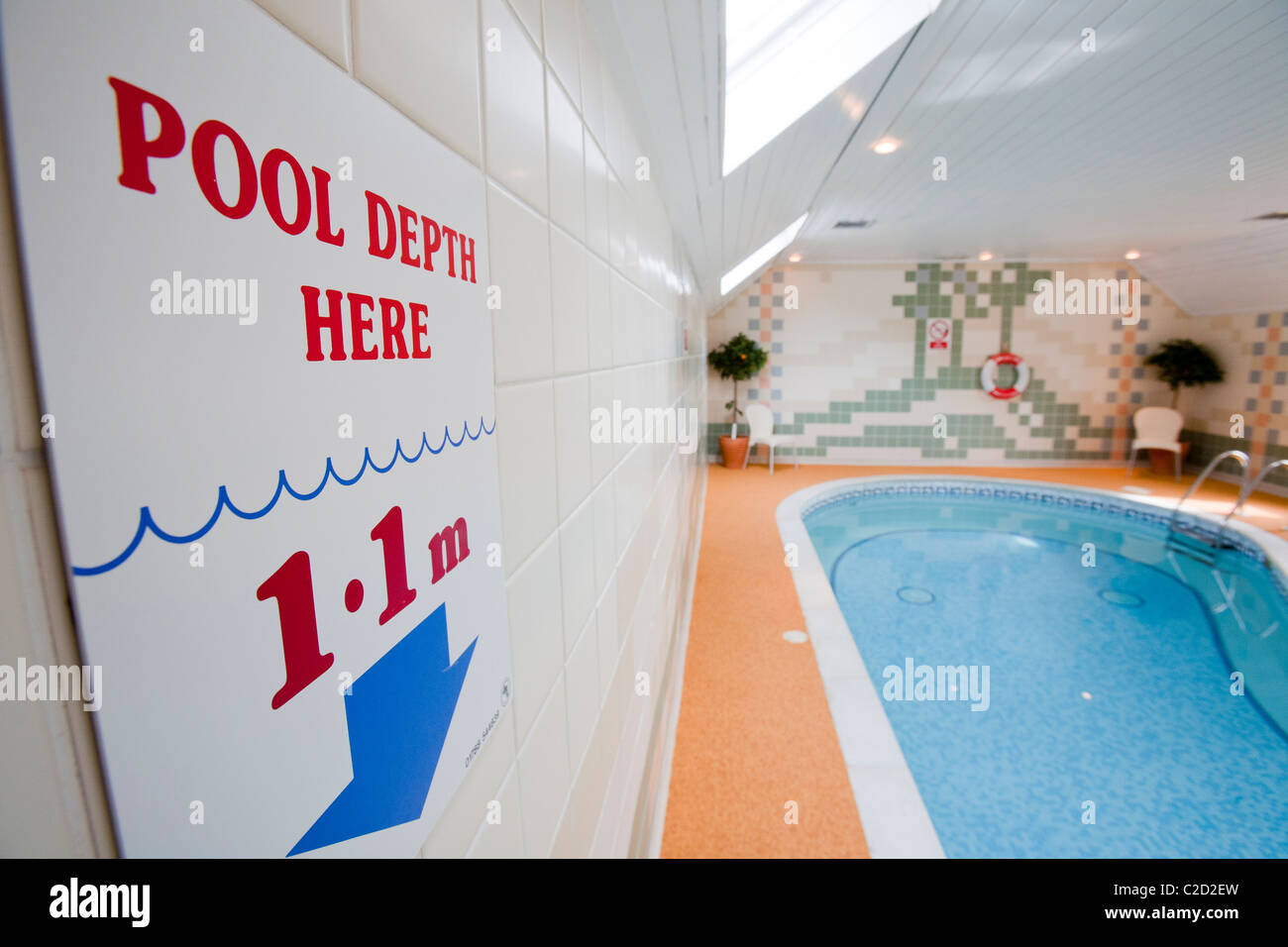 An indoor swimming pool at the HPB property of Bell End Farm in ...