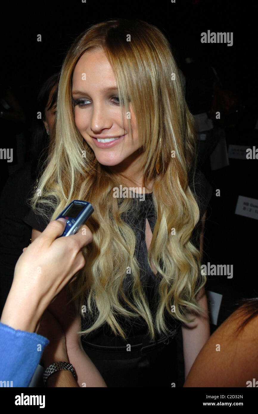 Ashlee Simpson Mercedes-Benz Fashion Week New York Spring 2008 at ...