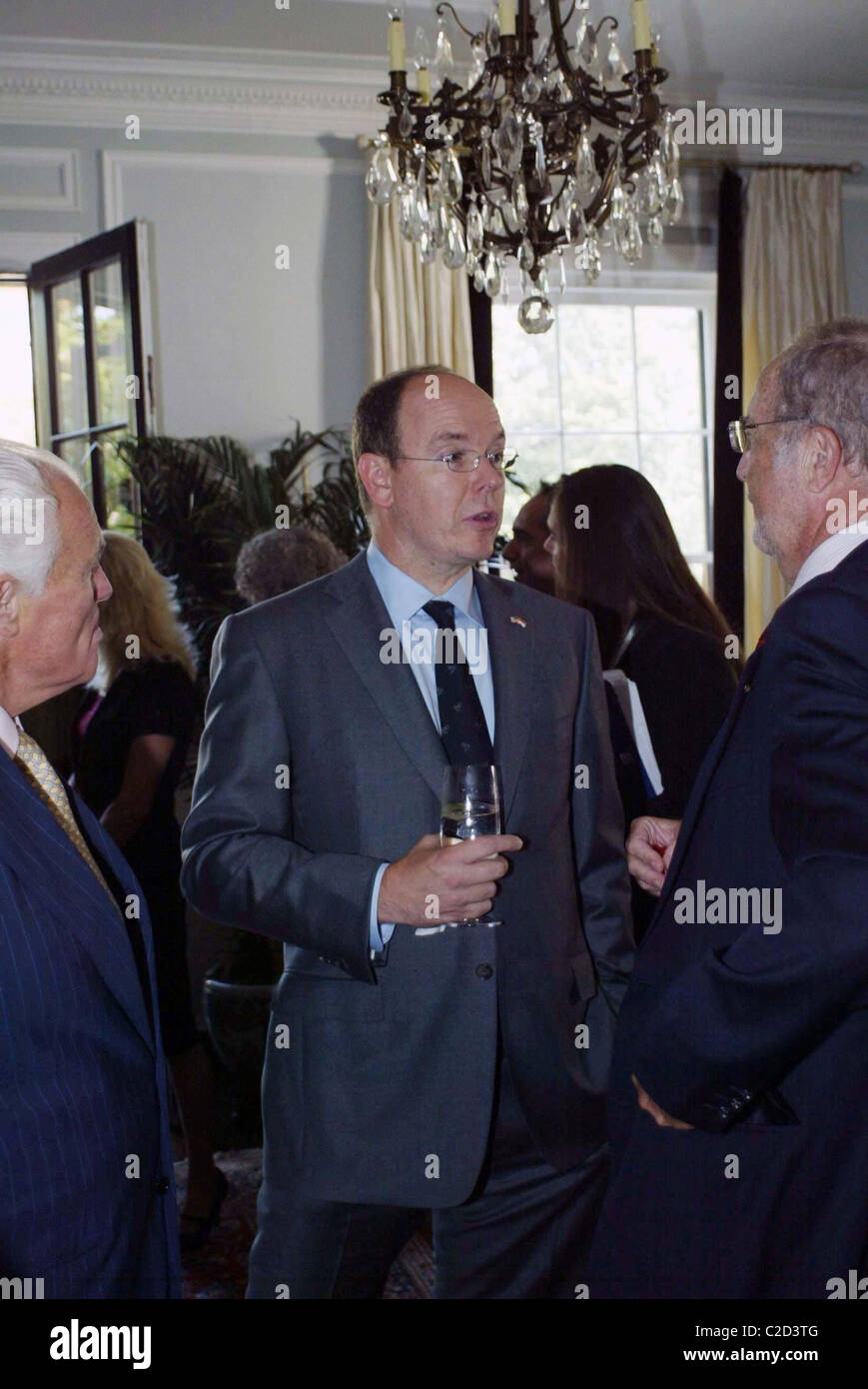 Prince Albert of Monaco and guests The Embassy of Monaco welcomed ...