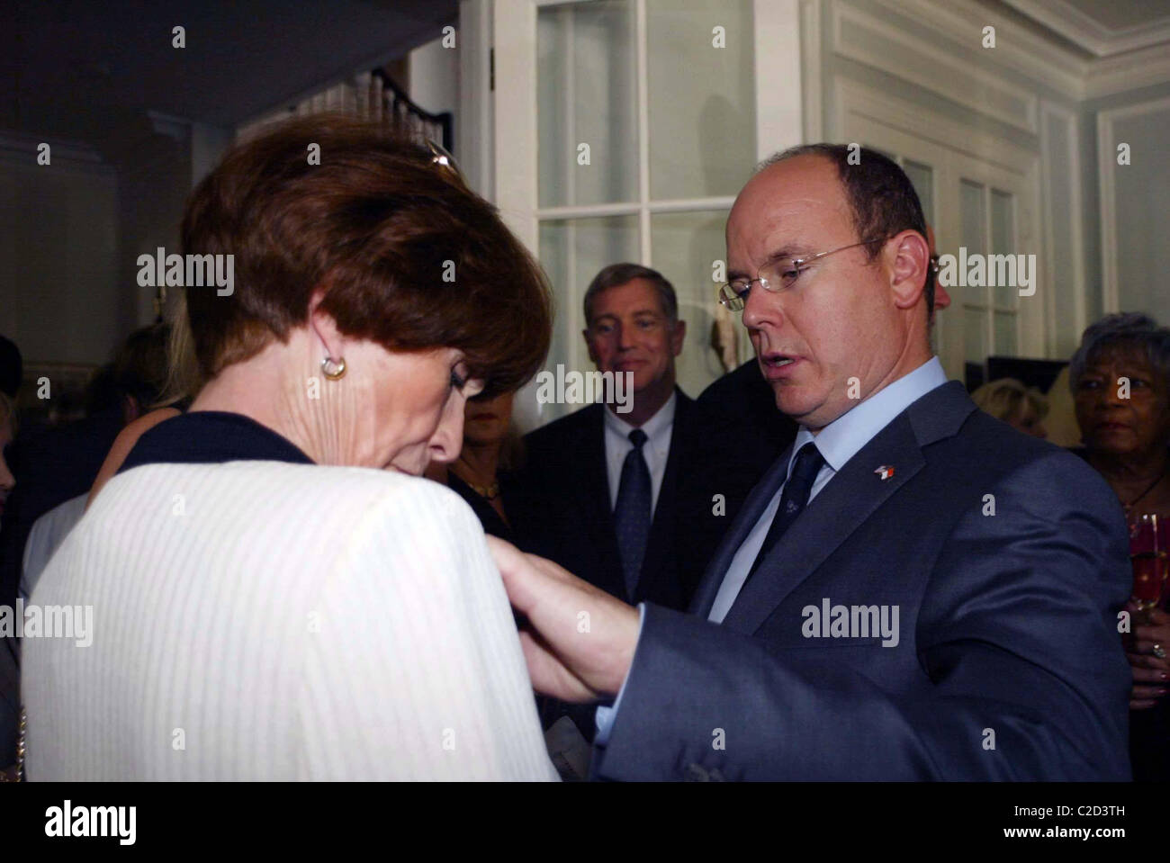 Prince Albert of Monaco and guests The Embassy of Monaco welcomed ...