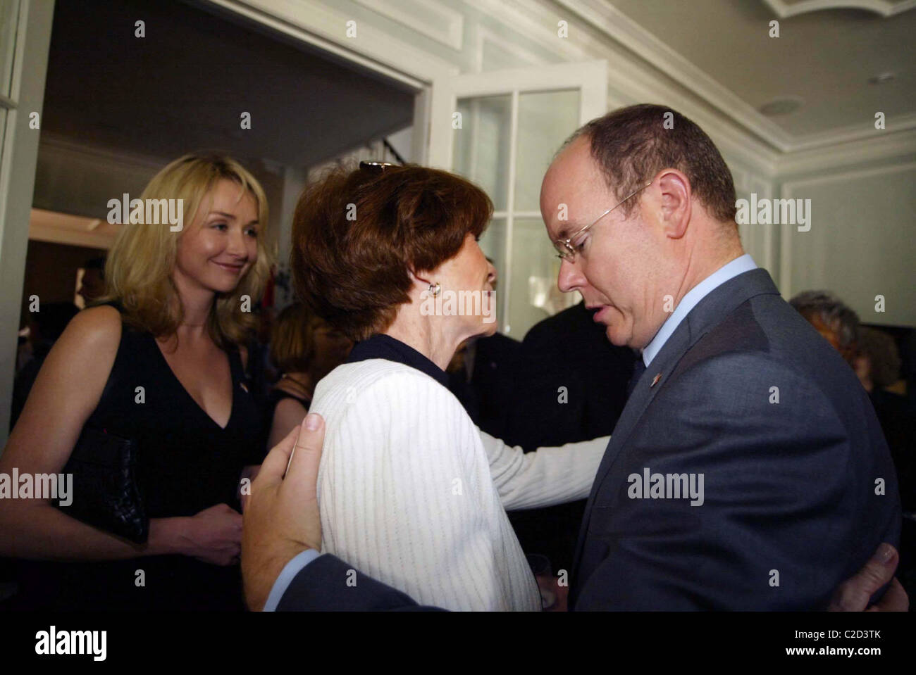Prince Albert of Monaco and guests The Embassy of Monaco welcomed ...