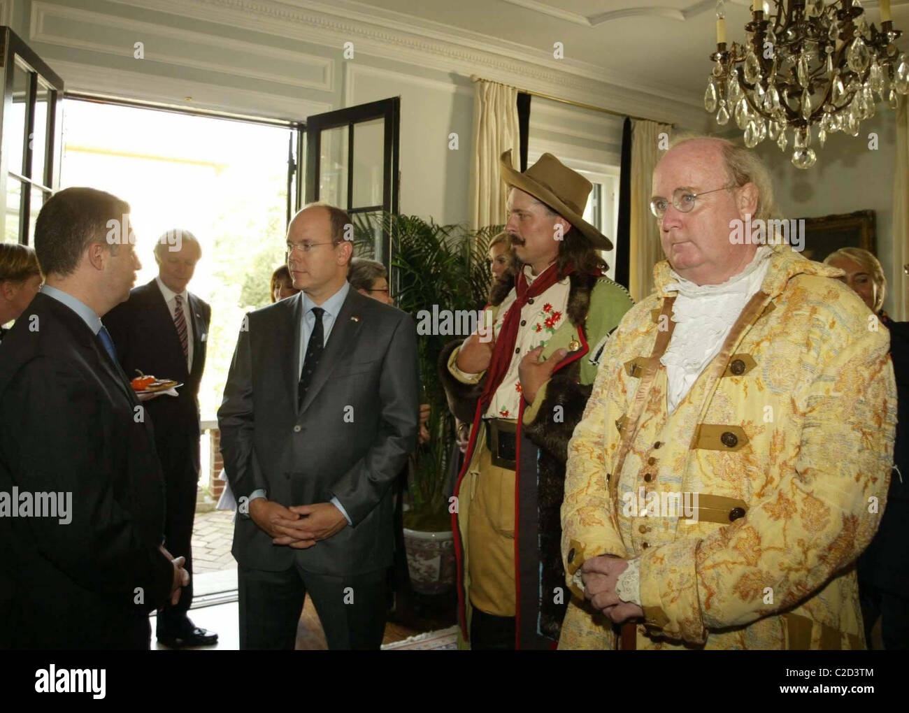 Prince Albert of Monaco and guests The Embassy of Monaco welcomed ...