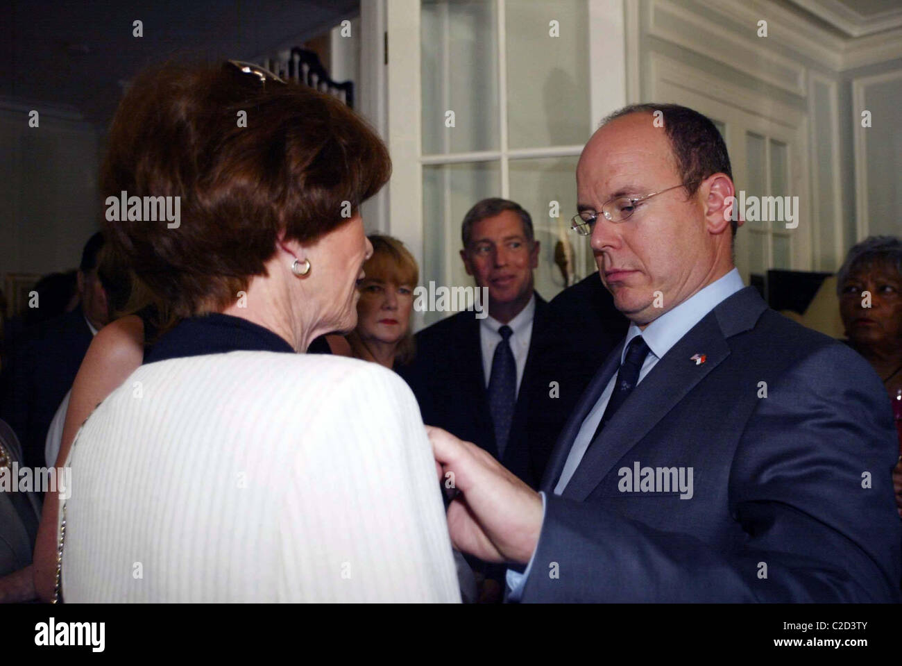 Prince Albert of Monaco and guests The Embassy of Monaco welcomed ...