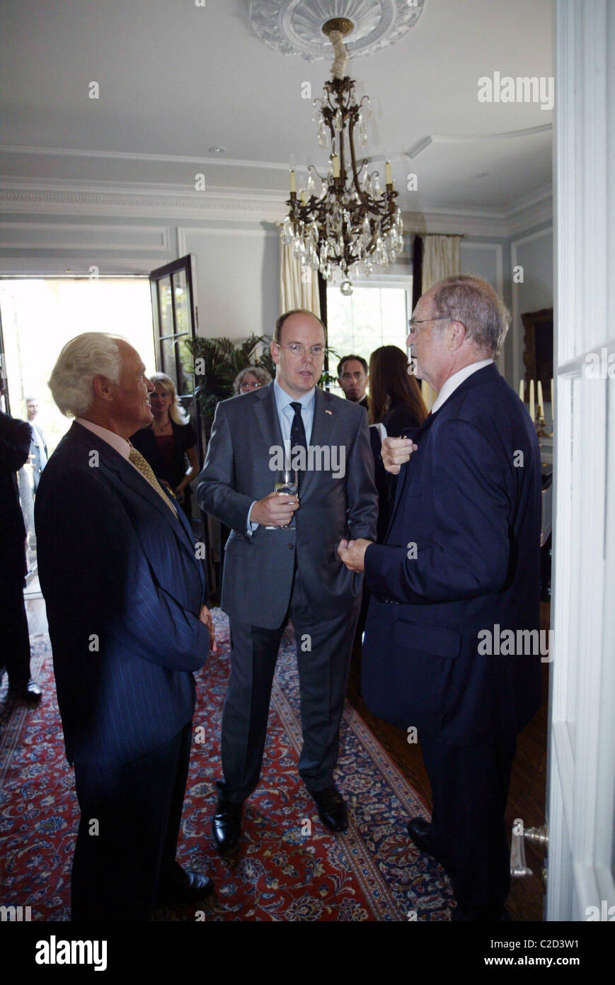 Prince Albert of Monaco and guests The Embassy of Monaco welcomed ...