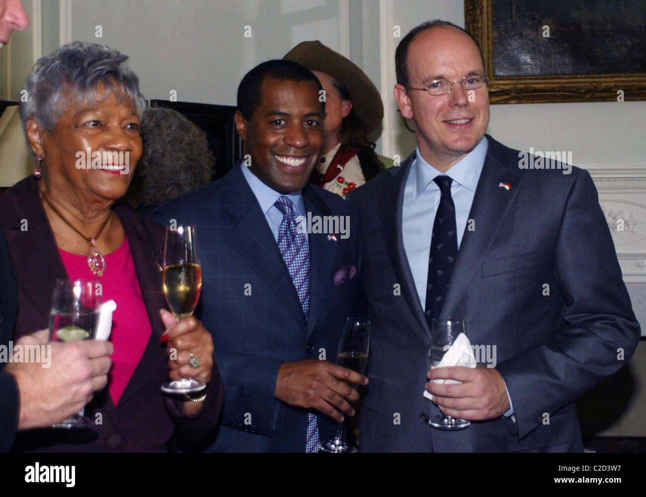 Prince Albert of Monaco and guests The Embassy of Monaco welcomed ...