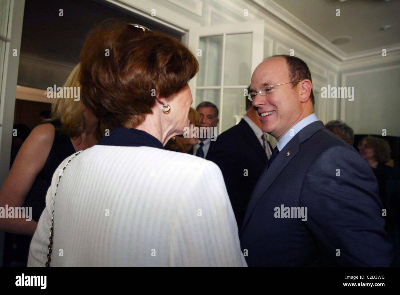 Prince Albert of Monaco and guests The Embassy of Monaco welcomed ...