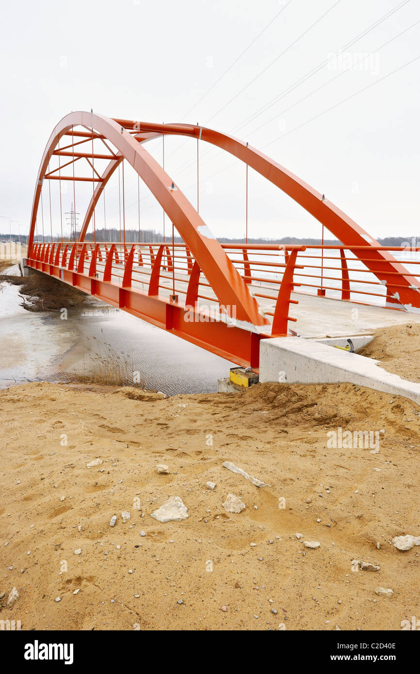 Modern steel truss bridge hi-res stock photography and images - Alamy