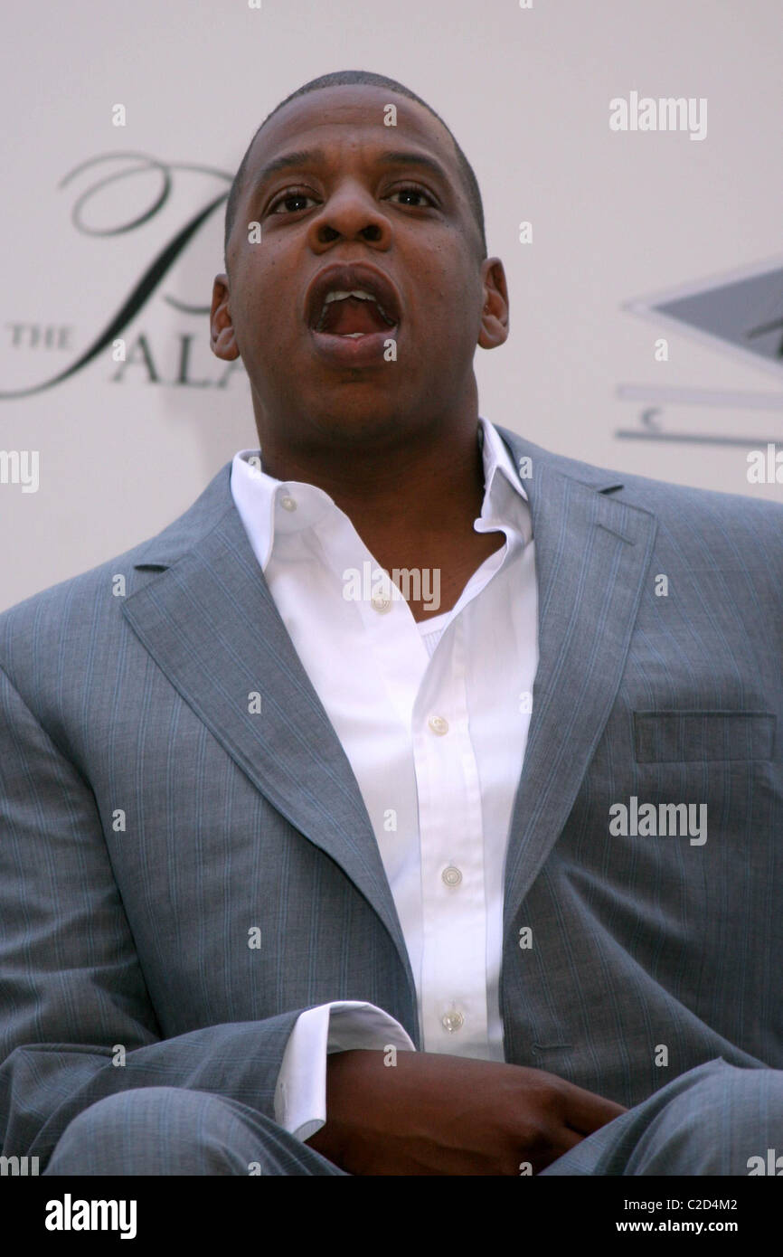 Jay-Z (aka Shawn Corey Carter ) in a press conference, where he ...