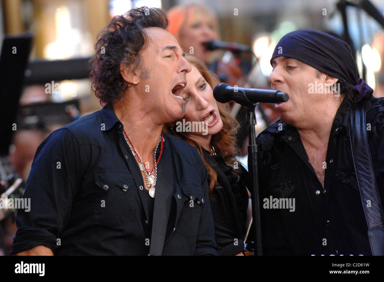 Bruce Springsteen, Patti Scialfa and Steven Van Zandt Bruce Springsteen ...